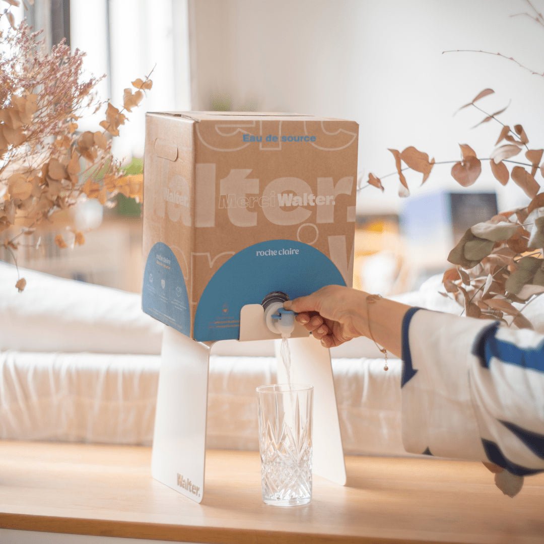 Pack Fontaine à eau en métal - Merci Walter